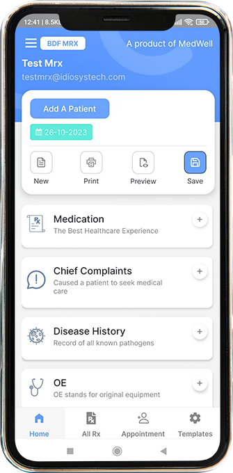 Smart E-prescription Software